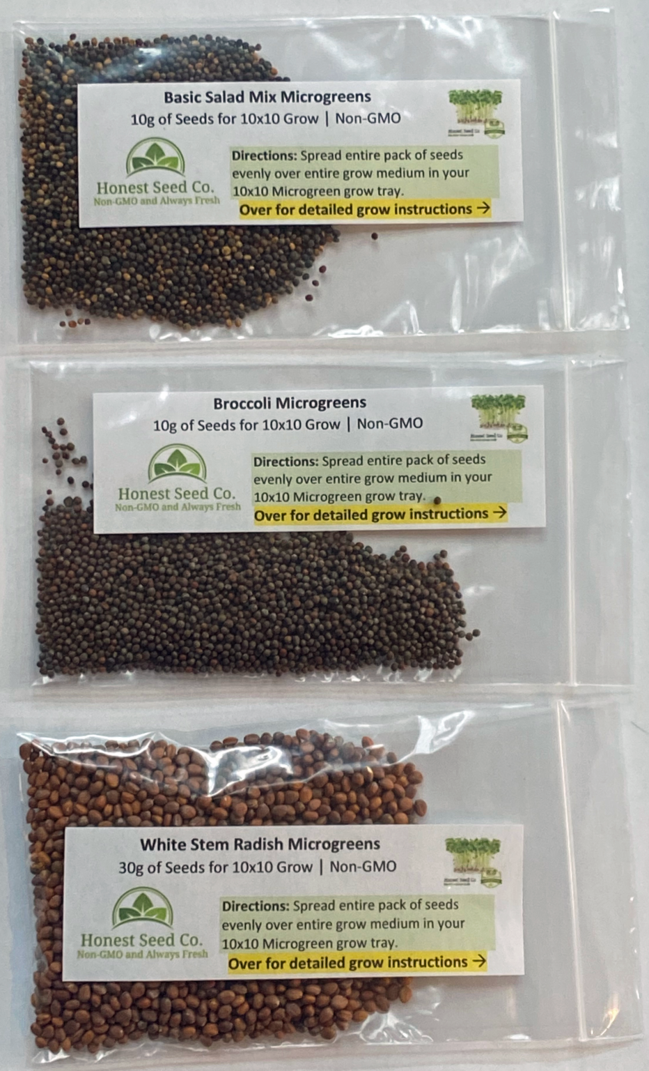 Professional Microgreen Growing Kit w/ Seeds - Honest Seed Co.